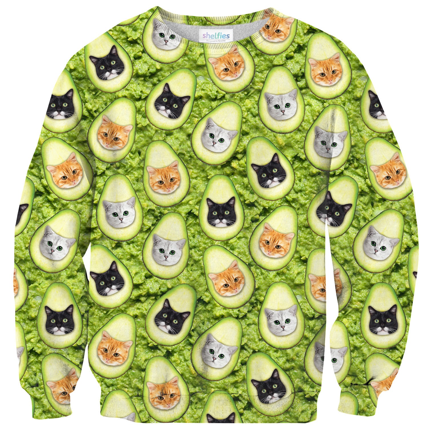 Avo-cat-o Invasion Sweater | Shelfies